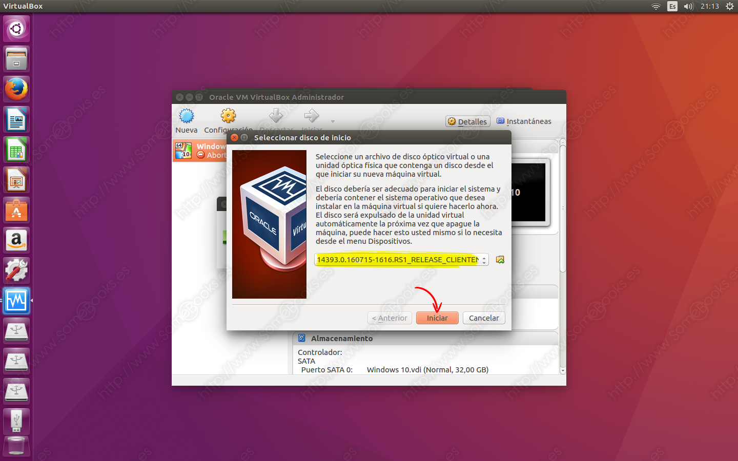 Iniciar la instalación de un sistema operativo en una nueva máquina de ...