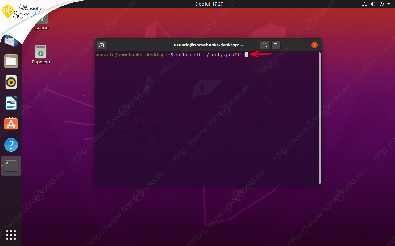 Habilitar la cuenta de root en Ubuntu 20.04 LTS e iniciar sesión gráfica - SomeBooks.es