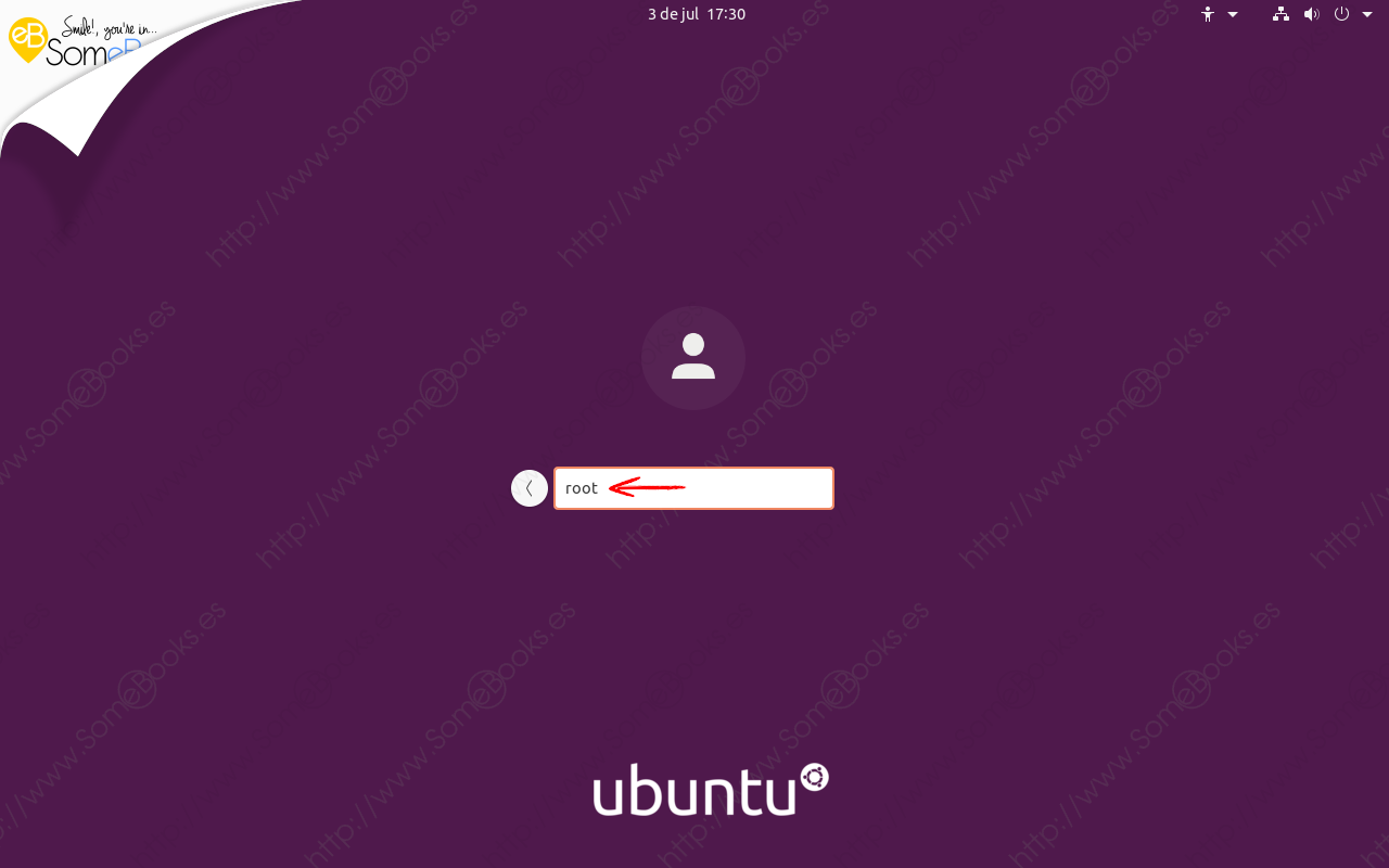 Habilitar la cuenta de root en Ubuntu 20.04 LTS e iniciar sesión gráfica - SomeBooks.es