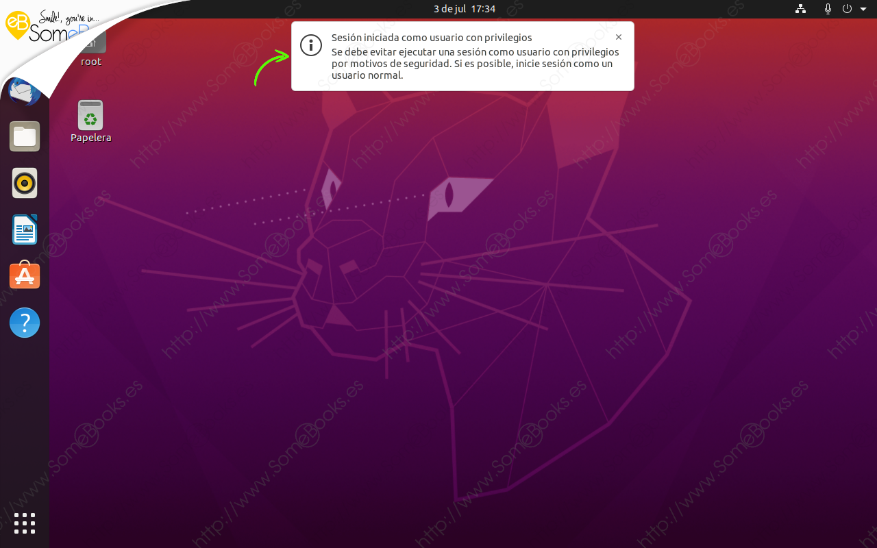 Habilitar la cuenta de root en Ubuntu 20.04 LTS e iniciar sesión gráfica - SomeBooks.es
