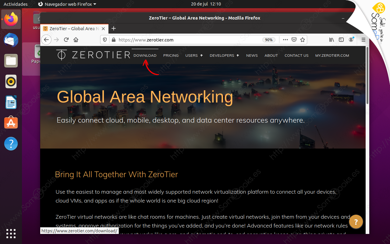 ZeroTier (parte 3): Añadir a la VPN un equipo con Ubuntu 20.04 LTS - SomeBooks.es