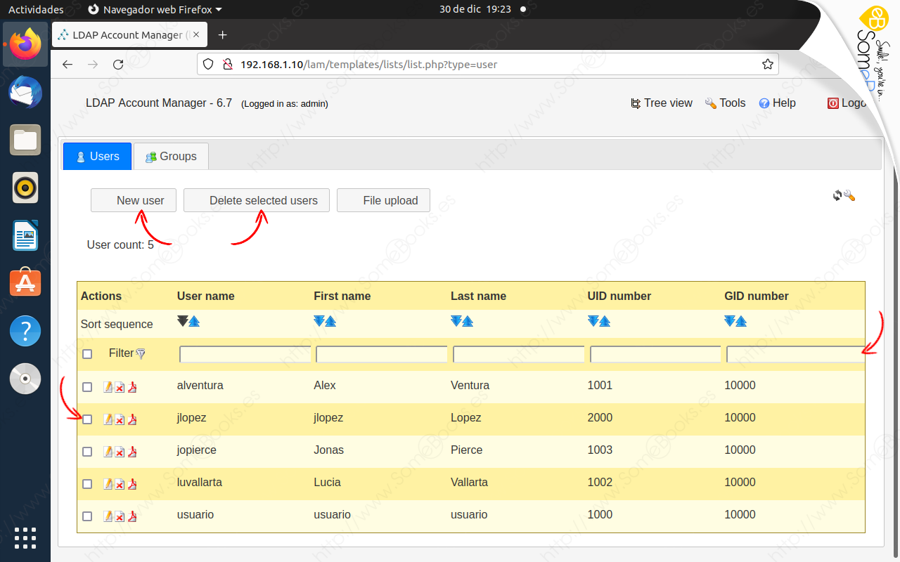 LDAP (parte 9): Usar LDAP Account Manager para gestionar usuarios y grupos en el servidor ...