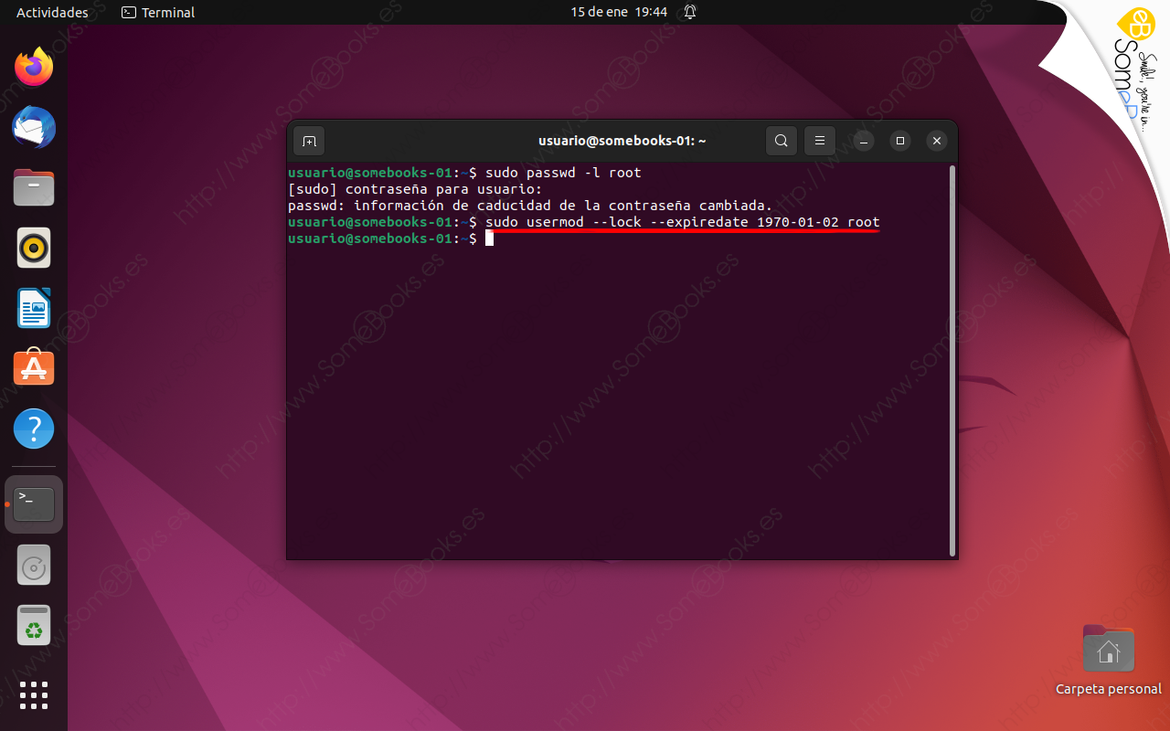 Habilitar la cuenta de root en Ubuntu 22.04 LTS e iniciar sesión gráfica - SomeBooks.es