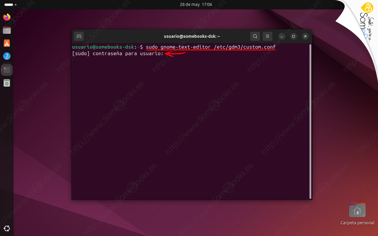Habilitar la cuenta de root en Ubuntu 24.04 LTS e iniciar sesión gráfica - SomeBooks.es