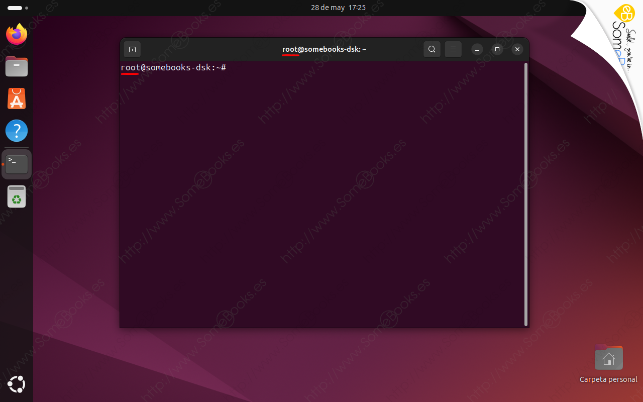 Habilitar la cuenta de root en Ubuntu 24.04 LTS e iniciar sesión gráfica - SomeBooks.es
